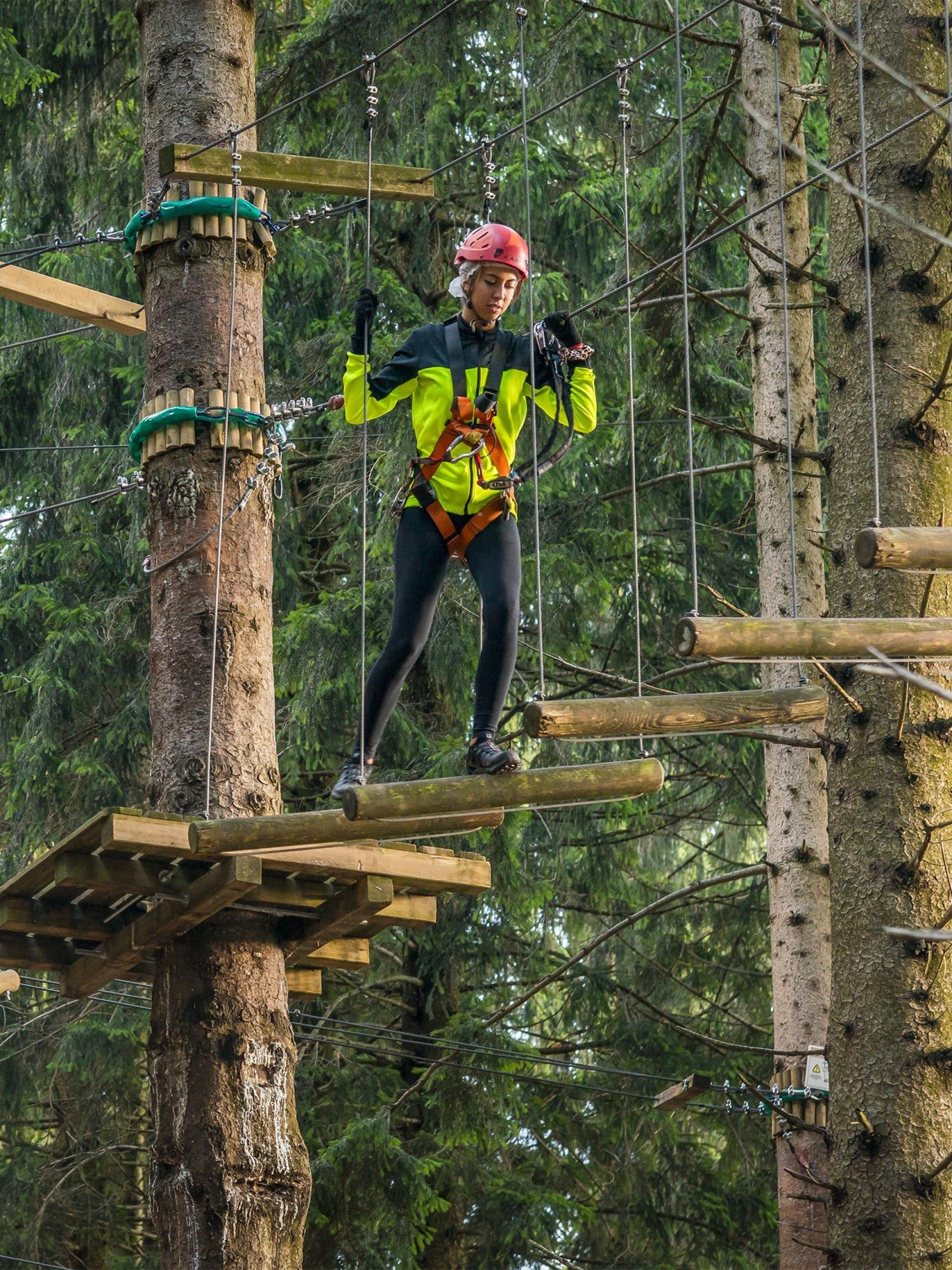 Costruzione Parco Avventura a Margno | Italiana Parchi
